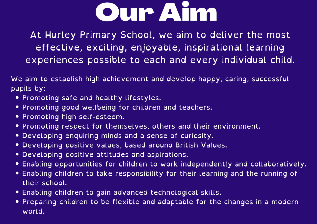 Aim & Vision – Hurley Primary School